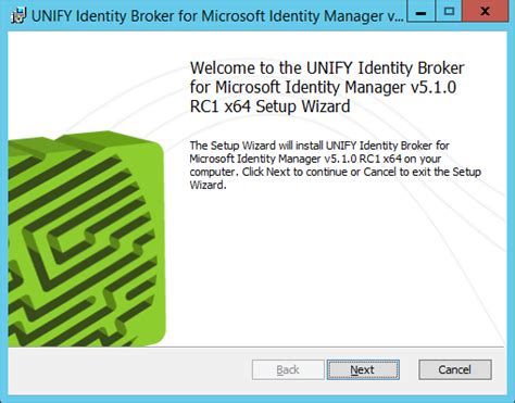 Unifybrokermicrosoft Identity Manager Installation Unifybroker