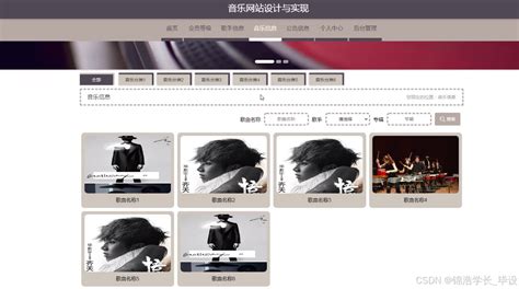 基于nodejsvue音乐网站设计与实现 开题源码程序论文 计算机毕业设计 Csdn博客