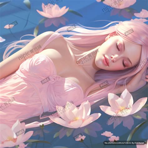 Ai创作图梦幻少女插画 数字美女插画 仙女包装插画 Cg插画 插画梦幻女孩 整容整形花季少女插画 梦幻女孩插画 荷叶女孩插画 立体卡通仙子