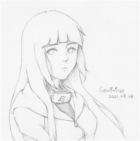 Hinata Hyuga Fanart Barely Able To Draw On ArtStation At Https