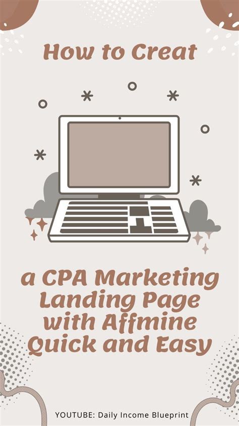An Info Sheet With The Words How To Create A Ppa Marketing Landing Page