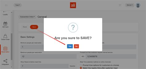 How To Set A Rule For Minimum Or Maximum Reservation People Zii Help Center