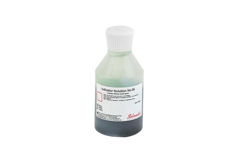 Indicator Solution No 6 Bromocresol Green Reagents