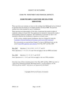 Sample Questions And Solutions Derivatives Sample Questions And Solutions Derivatives Pdf