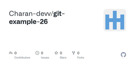 GitHub Charan Devv Git Example