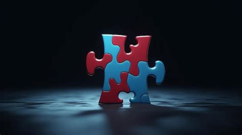 Premium Ai Image A Set Of Interlocking Puzzle Pieces Generative Ai
