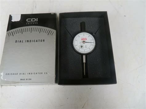 Cdi Dial Indicator 0 1001 In Original Box Oq43 Bullseye Calibration Cdi Dial Indicator 0 1001 In Original Box Oq43 Bullseye Calibration