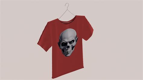 Hanged Textured T Shirt 3d Model By Kopofx