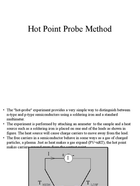 Hot Point Probe Method Pdf