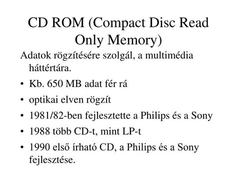 Ppt Cd Rom Compact Disc Read Only Memory Powerpoint Presentation Free Download Id 3753526