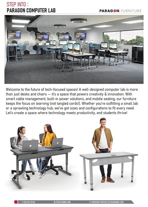 Step Into Computer Labs Flexible School Furniture Classroom Makerspace Library Paragon