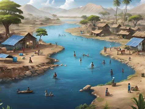 Premium Photo A Visual Ode For World Water Day Celebration And Conservation Generative Ai