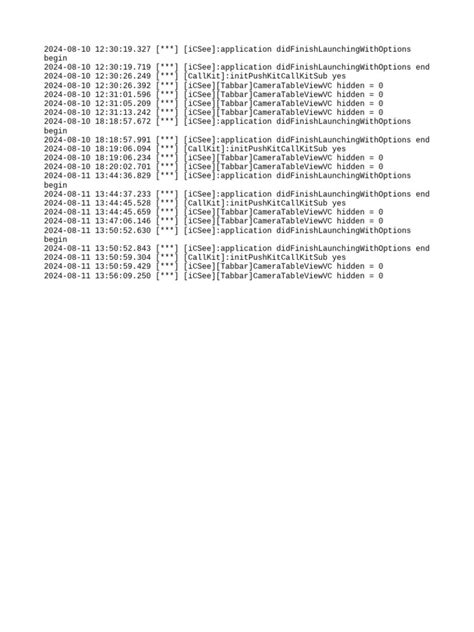 App Debug Log Pdf