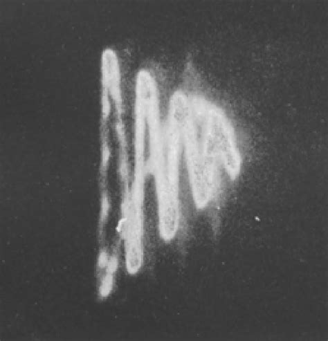 Braun Type Oscillograph Of The Waveform In A Chaffee Quenched Spark Gap