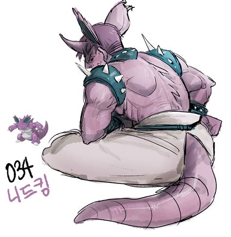 Nidoking Pokemon Drawn By Tamtamdi Danbooru