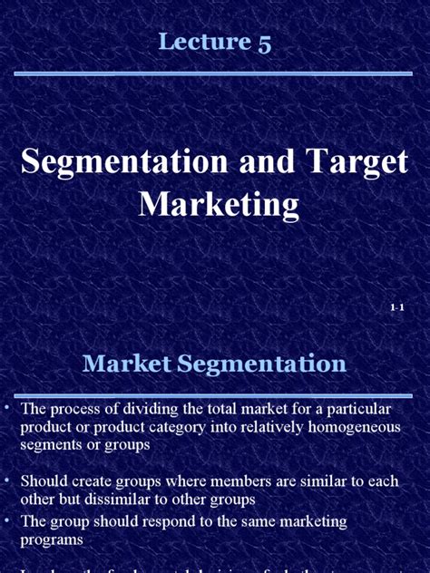 5 Update Pdf Market Segmentation Marketing