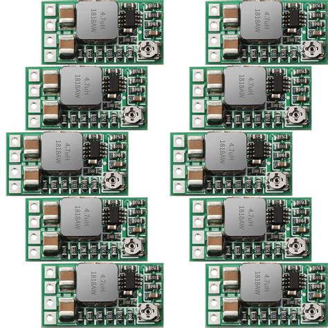 10 Pieces 5v Regulator Module Mini Voltage Reducer Dc 4