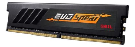Memoria Ddr4 3200 8 Gb Udimm Geil Evo Spear Negra Mercadolibre