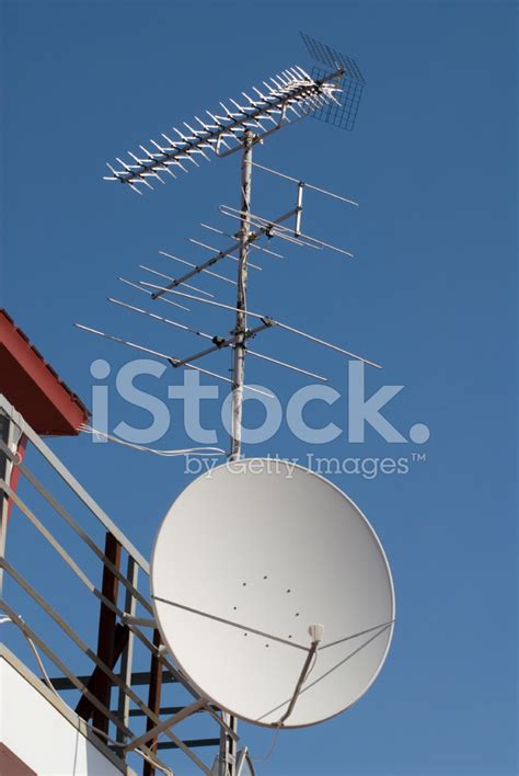 Antennas Of Different Types Stock Photo Royalty Free Images Freeimages
