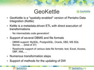 GeoKettle A Powerful Open Source Spatial ETL Tool PDF