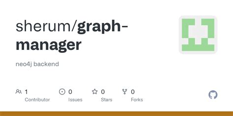 Github Sherumgraph Manager Neo4j Backend