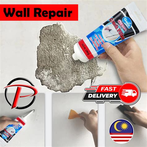 Putty Filler Simen Putih Gam Wall Crack Repair Sealer Penampal Tampal Dinding Simen Cement Wall
