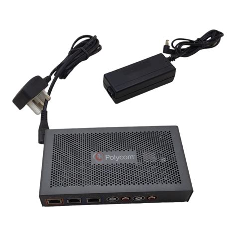 Polycom SoundStation IP Muti Interface Module 2201 19300 001 With Mains Adapter And Mains Lead