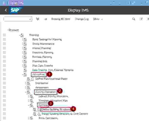 How To Define Splitting Structure In SAP