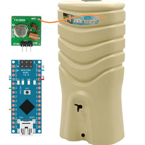 Capteur Niveau Cuve Sans Fil Pour 5€ Domotic And Stupid Geek Stuff