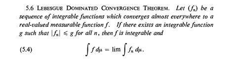 Solved 7 O Show That The Lebesgue Dominated Convergence
