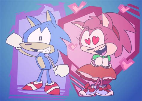 Classic Sonic And Rosy Rsonicthehedgehog