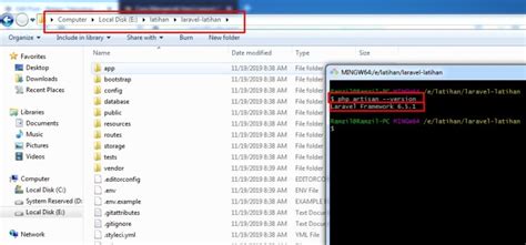 cara membuat project sederhana menggunakan laravel part 1