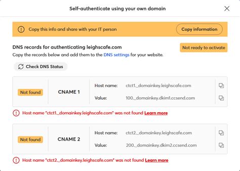 troubleshooting dkim self authentication using cname txt and dmarc