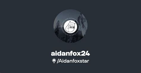 Aidanfox24 Instagram Tiktok Linktree