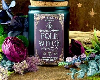 Folk Wytch Candle Anita Apothecary Folk Witch Candle Folk Magick