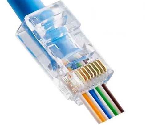 Passthrough Rj45 Connector At ₹ 3piece Mumbai Id 2850741006130