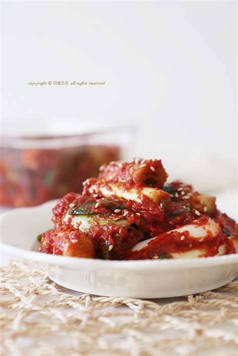대파김치 담그는법 햇고춧가루로 맛있게 담근 대파요리~ 네이버 블로그