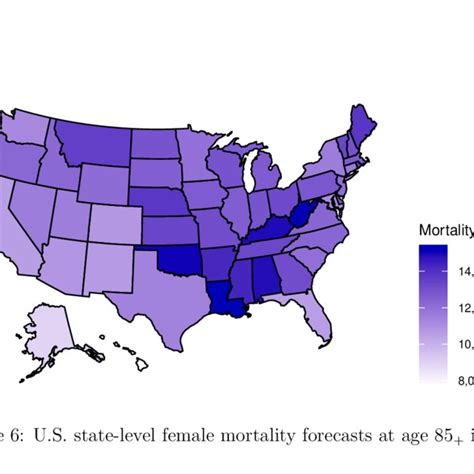 U S Mortality Forecasts At Age 85 For The Period 2018 2027