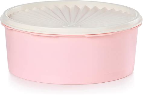 Tupperware Heritage Collection 7 6 Cup Cookie Canister Vintage Light Pink Color