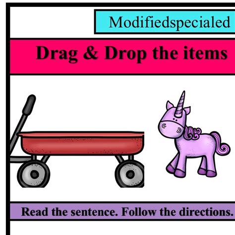 Drag And Drop Items For Fine Motor Skills Practice
