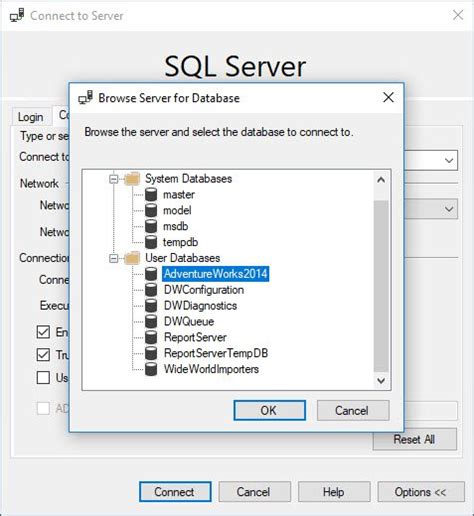 Sql Server Connecting Specific Database On Starting Ssms Sql