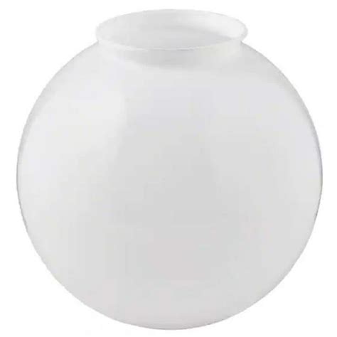 Private Brand Unbranded 3 1 In 4 In White Glass Globe Shade 801305 The Home Depot