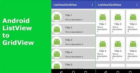 Membuat Desain ListView To GridView Di Android Studio Autodika