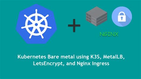 Setup Kubernetes Cluster Using K3s Metallb Letsencrypt On Bare Metal Tekspace Blog