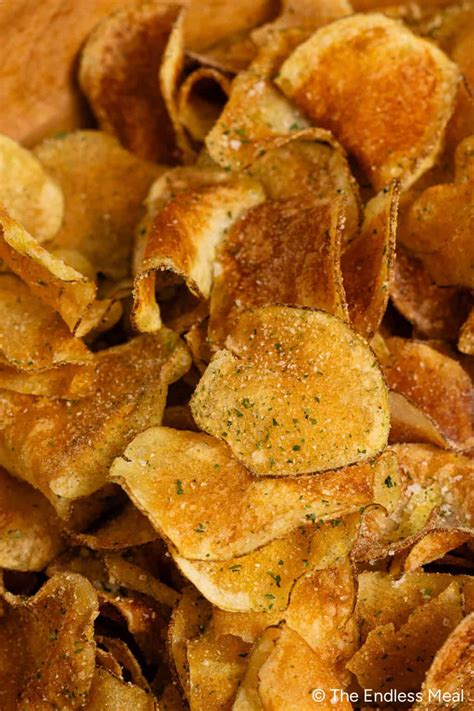 Homemade Potato Chips With Your Favorite Flavorings