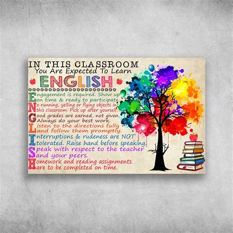 In This Classroom You Are Expected To Learn English Fridaystuff