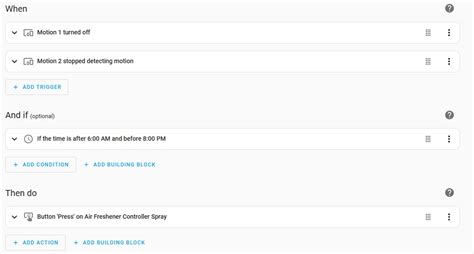 Motion Sensor Trigger And Condition Configuration Configuration Home Assistant Community