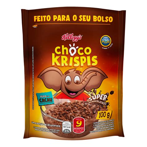 Cereal Matinal Choco Krispis Kelloggs Choc 100g Goodbom Mogi Mirim