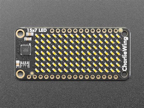 Adafruit 15x7 Charlieplex Led Matrix Featherwing Warm White Id 3163 Adafruit Industries