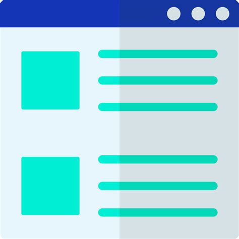 Browser Window Icon In Green And Blue Color 24281926 Vector Art At Vecteezy
